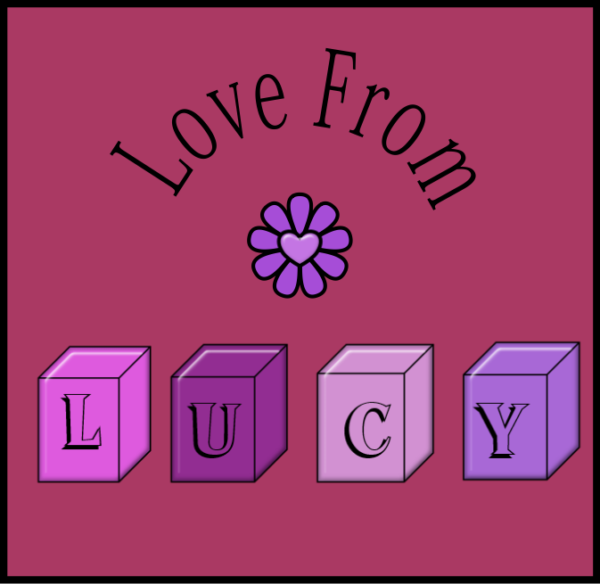 Love From Lucy Personalised Items, Gifts and clothing – Love From Lucy 2015